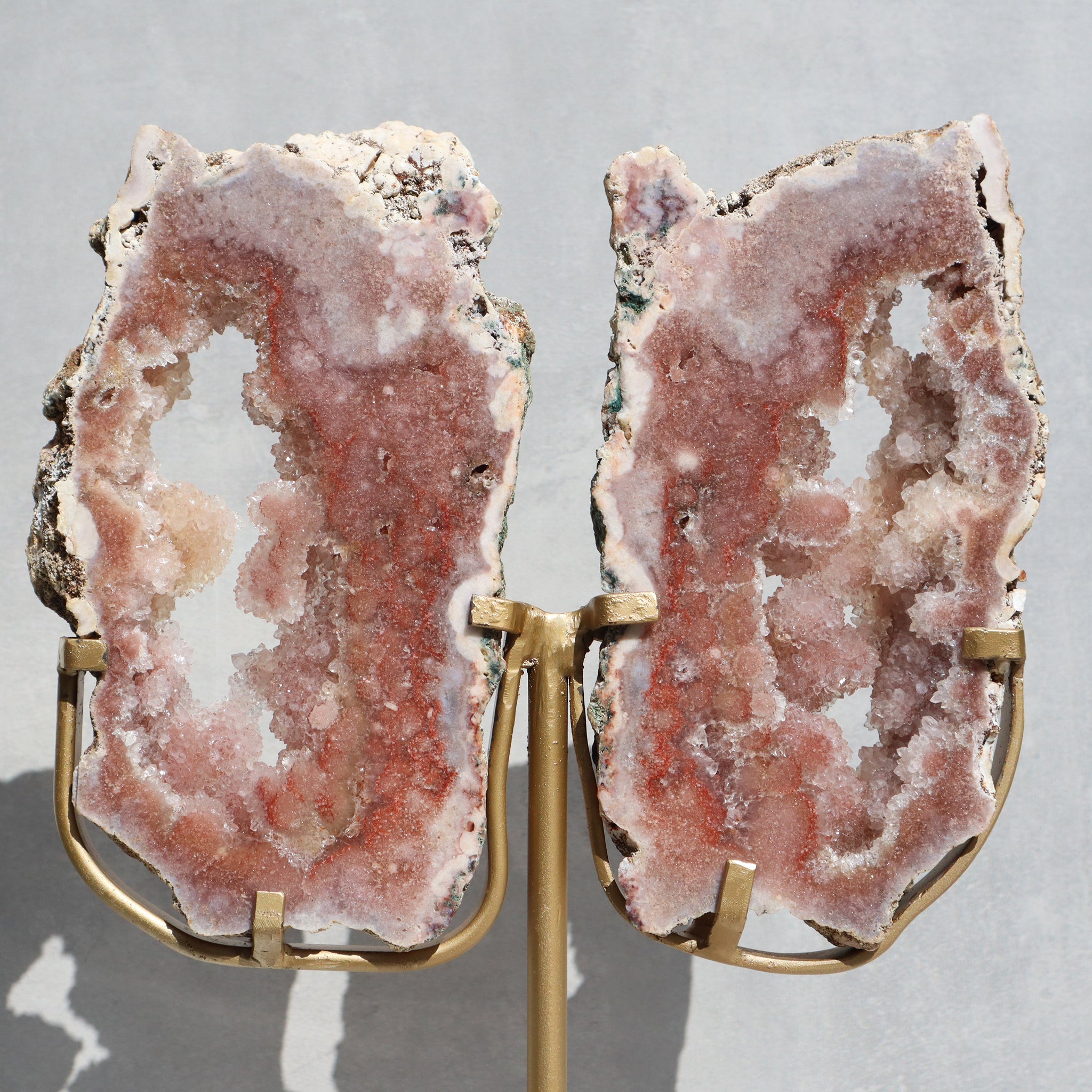 Pink Amethyst Geodes ~ Elegant Minerals Crystals ~ Brazil – Deepest Earth
